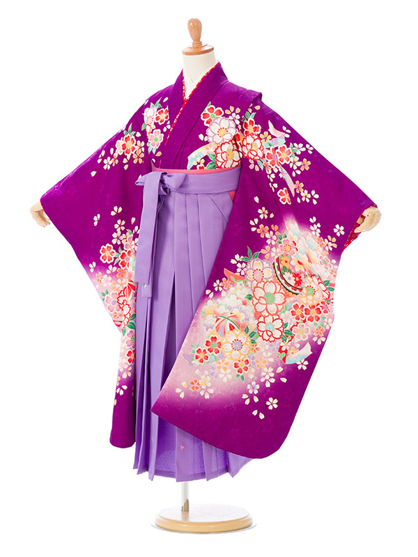 卒園式袴(女の子)|対応身長:115~125cm|花うさぎ|#E-7-914 H｜全国宅配可の「e-きものレンタル」