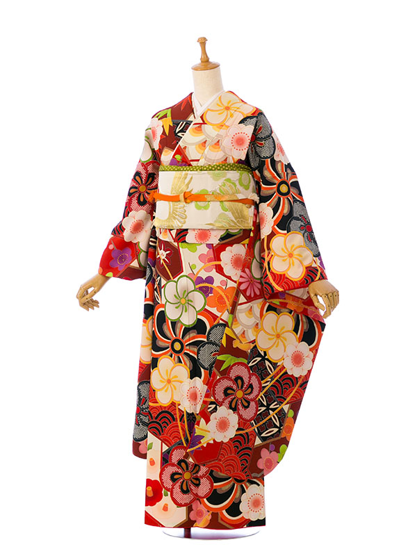 振袖|赤系|芸艸堂|0S0093|対応身長:153-165cm|サイズ:7号-13号 振袖|赤系|芸艸堂|0S0093|対応身長:153-165cm|サイズ:7号-13号