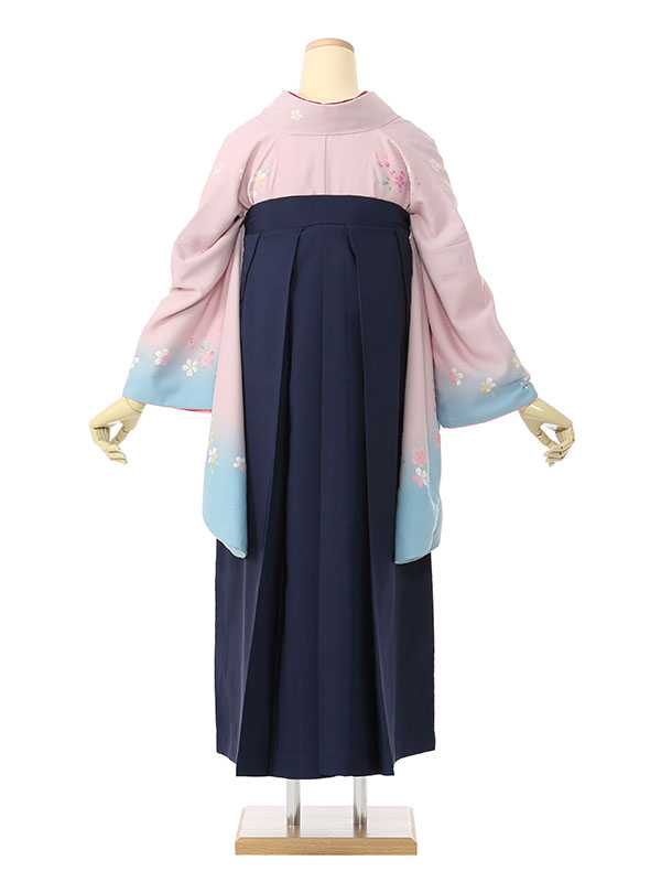 卒業袴|紫系|桜|R947|対応身長:153-158cm|ｻｲｽﾞ:7-13号｜全国宅配可の「e-きものレンタル」