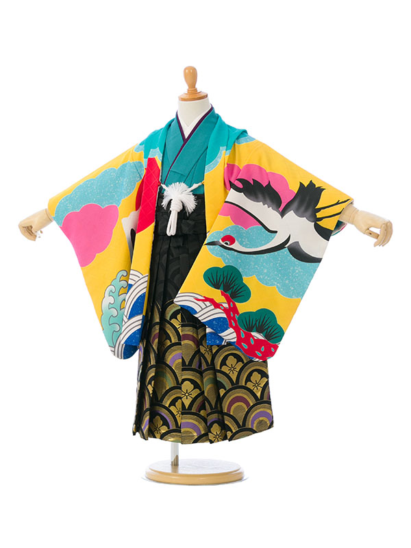 七五三|3歳男児|対応身長:95~105cm|花わらべ|#E-3-007｜全国宅配可の「e-きものレンタル」