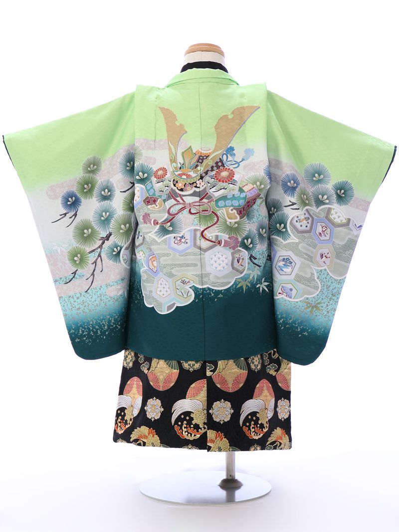 七五三|3歳男児|対応身長:95~105cm|花うさぎ|#E-3-035｜全国宅配可の「e-きものレンタル」